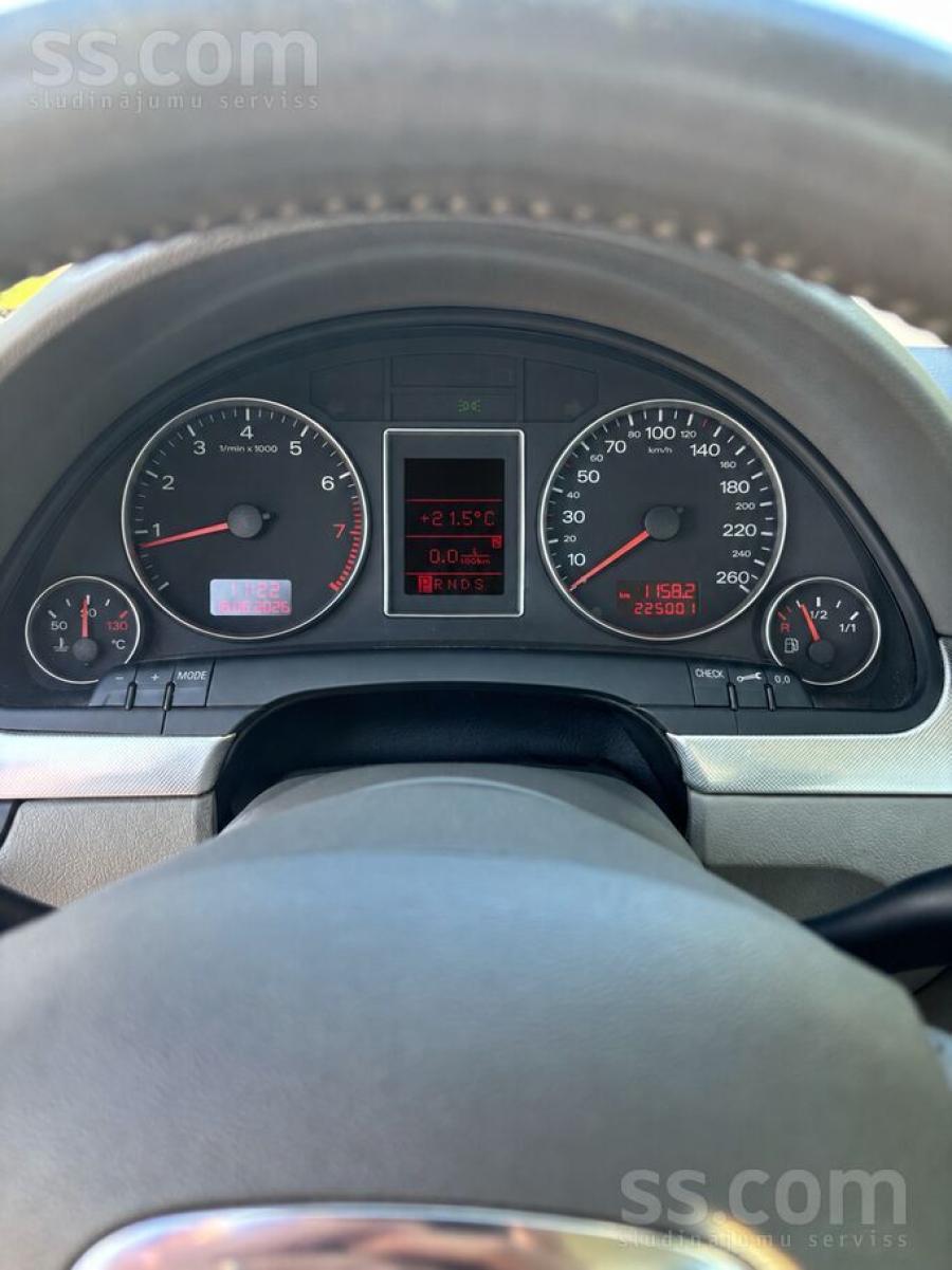 Audi A4 2006 in Jelgava, with an engine capacity of 1.80 L and mileage of 225 thousand km for 2500 €, photo 18 on AUTOMOTO.COM.LV
