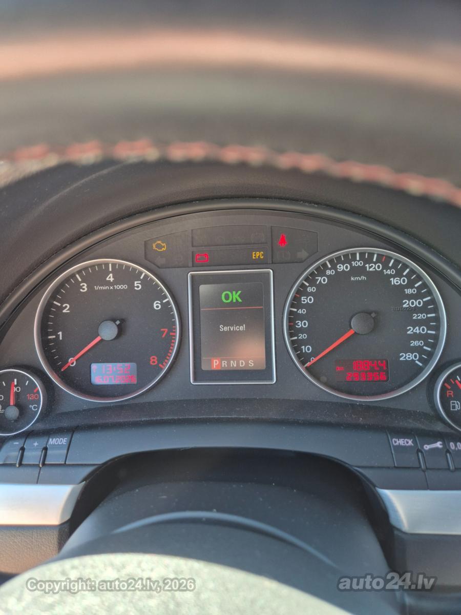 Audi A4 2006 Rakvere, ar dzinēja tilpumu 3.20 L un nobraukumu 293 tūkst. km par 4100 €, foto 10 vietnē AUTOMOTO.COM.LV