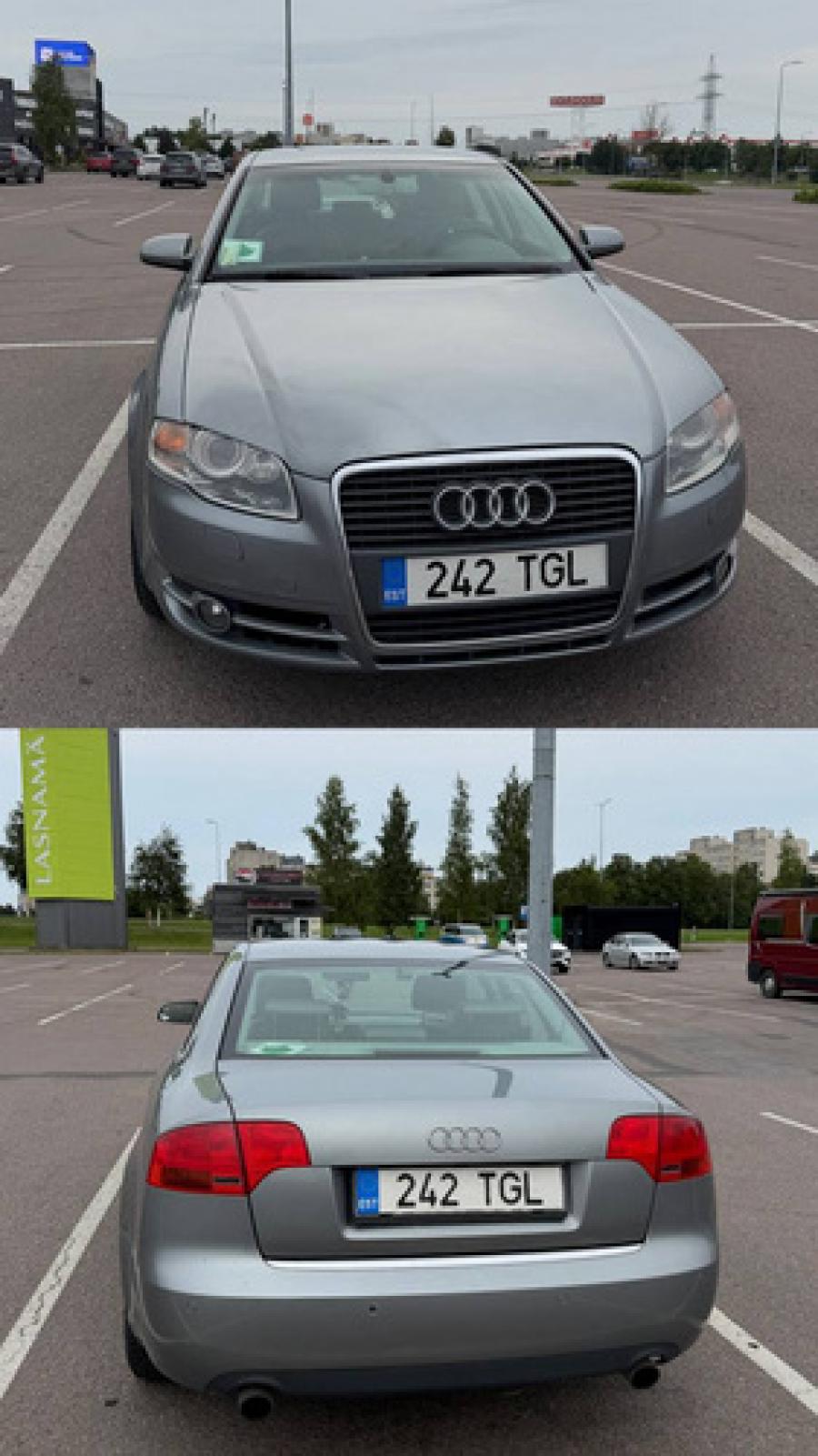 Audi A4 2006 Tallina, ar dzinēja tilpumu 1.80 L un nobraukumu 227 tūkst. km par 2000 €, foto 4 vietnē AUTOMOTO.COM.LV