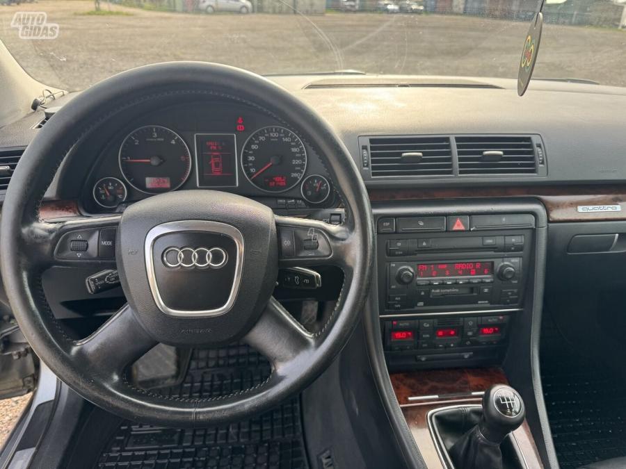 Audi A4 2006 in Vilnius, with an engine capacity of 2.00 L and mileage of 322 thousand km for 3550 €, photo 12 on AUTOMOTO.COM.LV