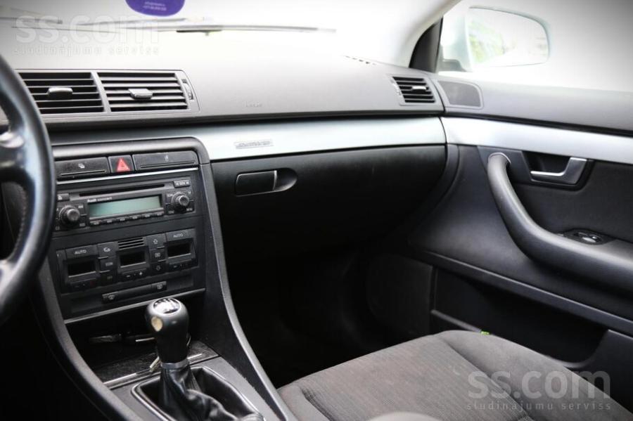 Audi A4 2007 in Riga, with an engine capacity of 1.80 L and mileage of 0 thousand km for 1495 €, photo 8 on AUTOMOTO.COM.LV