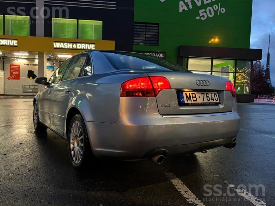 Audi A4 2007 in Riga, with an engine capacity of 1.80 L and mileage of 175 thousand km for 3000 €, photo 7 on AUTOMOTO.COM.LV