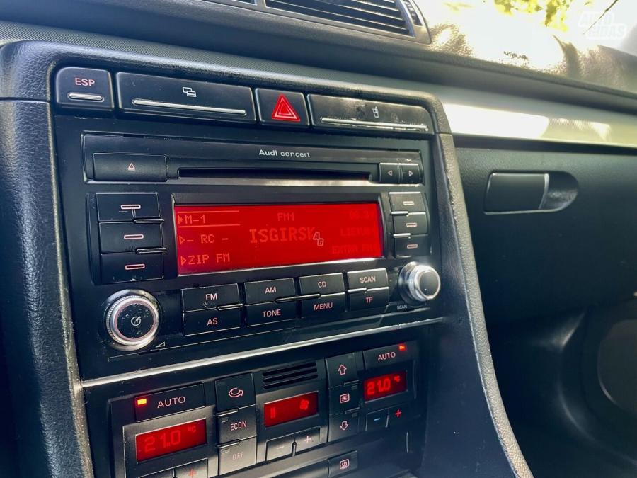 Audi A4 2007 in Kaunas, with an engine capacity of 2.00 L and mileage of 290 thousand km for 2650 €, photo 17 on AUTOMOTO.COM.LV