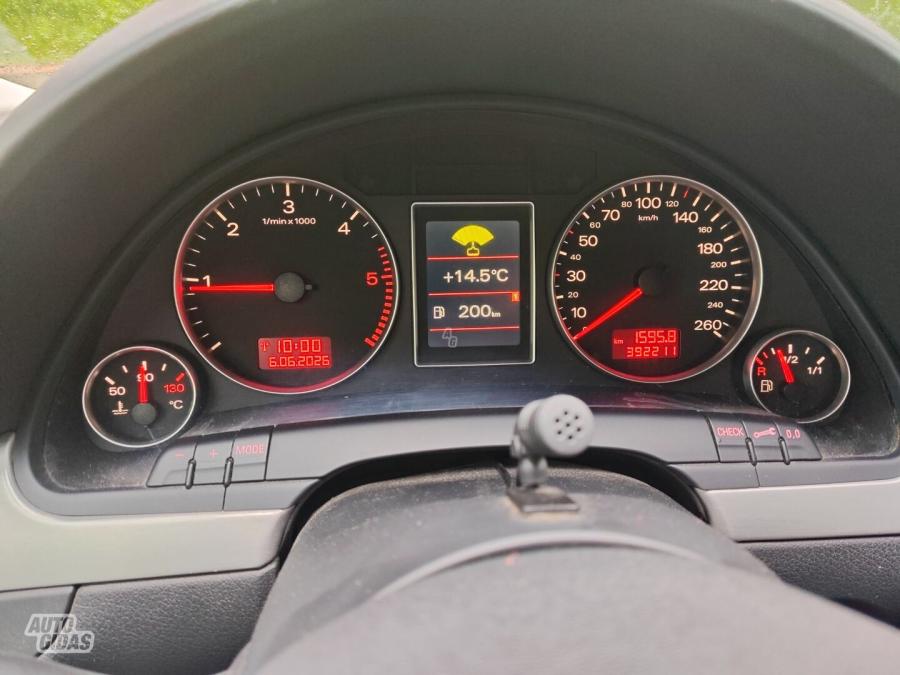Audi A4 2007 Viļņa, ar dzinēja tilpumu 1.90 L un nobraukumu 339 tūkst. km par 1000 €, foto 8 vietnē AUTOMOTO.COM.LV