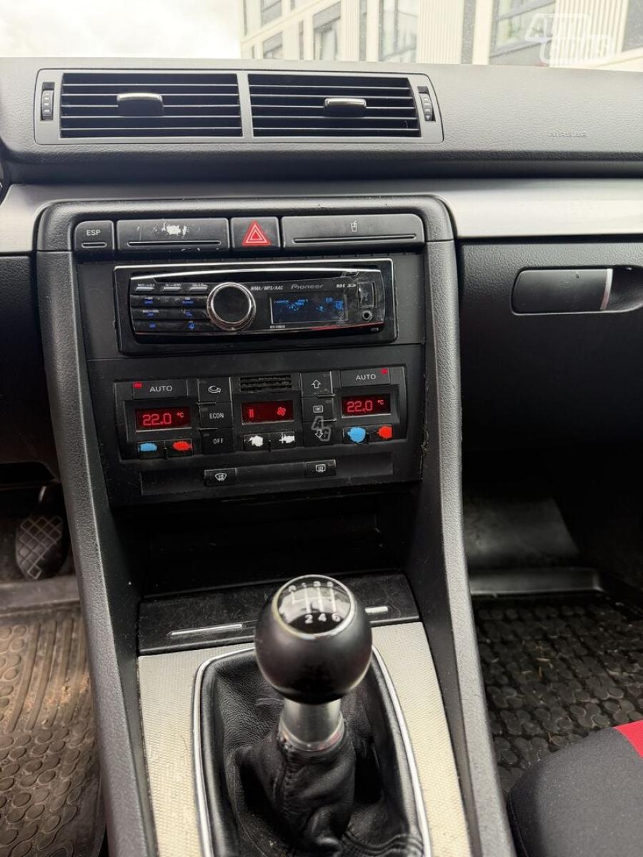 Audi A4 2007 in Vilnius, with an engine capacity of 2.00 L and mileage of 425 thousand km for 2300 €, photo 12 on AUTOMOTO.COM.LV