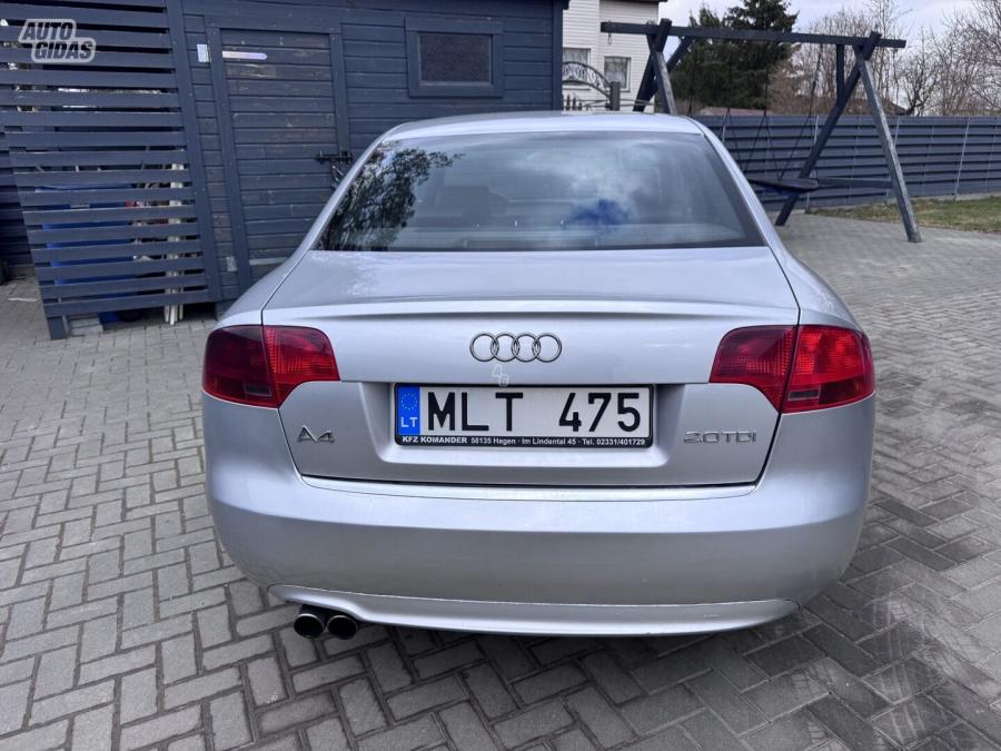 Audi A4 2008 in Kaunas, with an engine capacity of 2.00 L and mileage of 390 thousand km for 2190 €, photo 3 on AUTOMOTO.COM.LV
