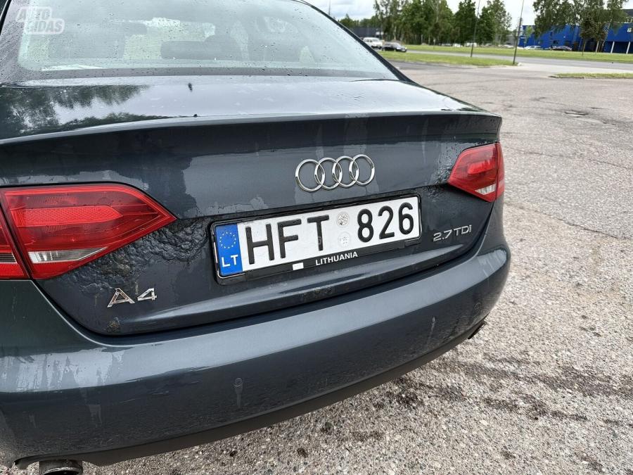 Audi A4 2009 Kauņa, ar dzinēja tilpumu 2.70 L un nobraukumu 361 tūkst. km par 2200 €, foto 10 vietnē AUTOMOTO.COM.LV