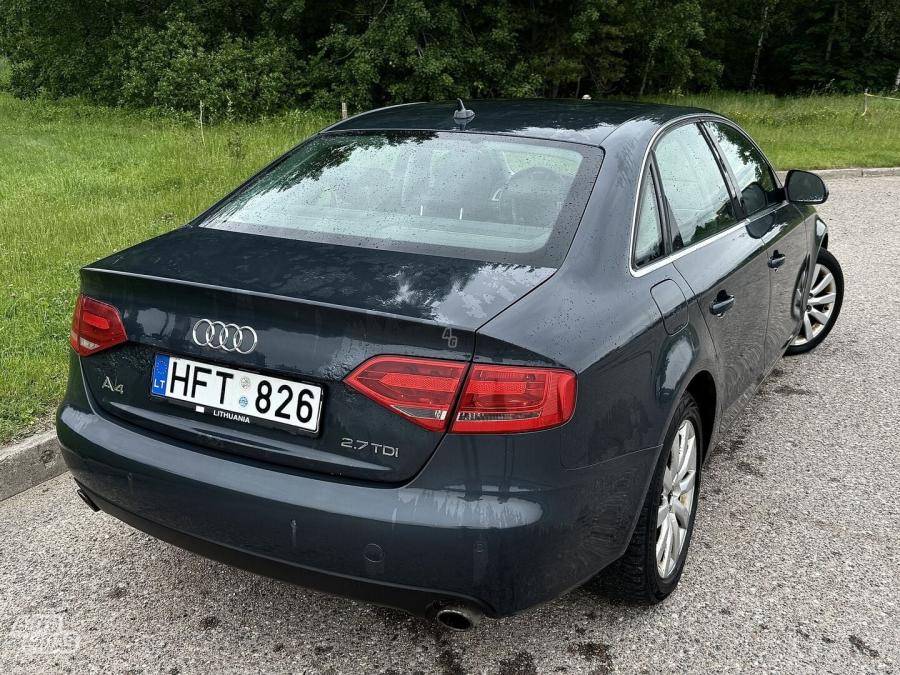 Audi A4 2009 in Kaunas, with an engine capacity of 2.70 L and mileage of 361 thousand km for 2150 €, photo 9 on AUTOMOTO.COM.LV