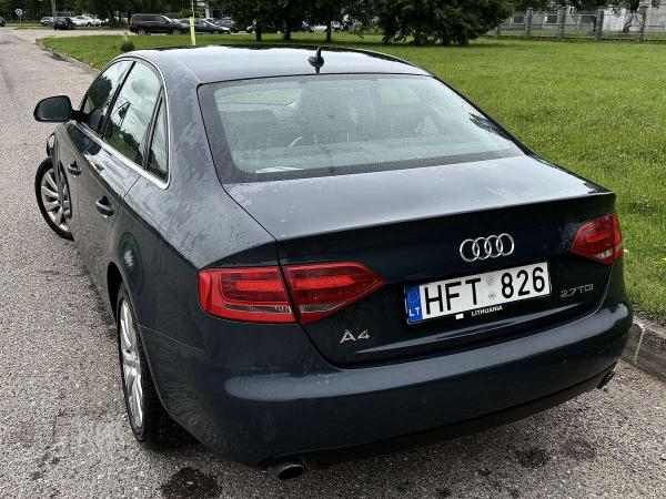 Audi A4 2009 in Kaunas, with an engine capacity of 2.70 L and mileage of 360 thousand km for 2150 €, photo 8 on AUTOMOTO.COM.LV
