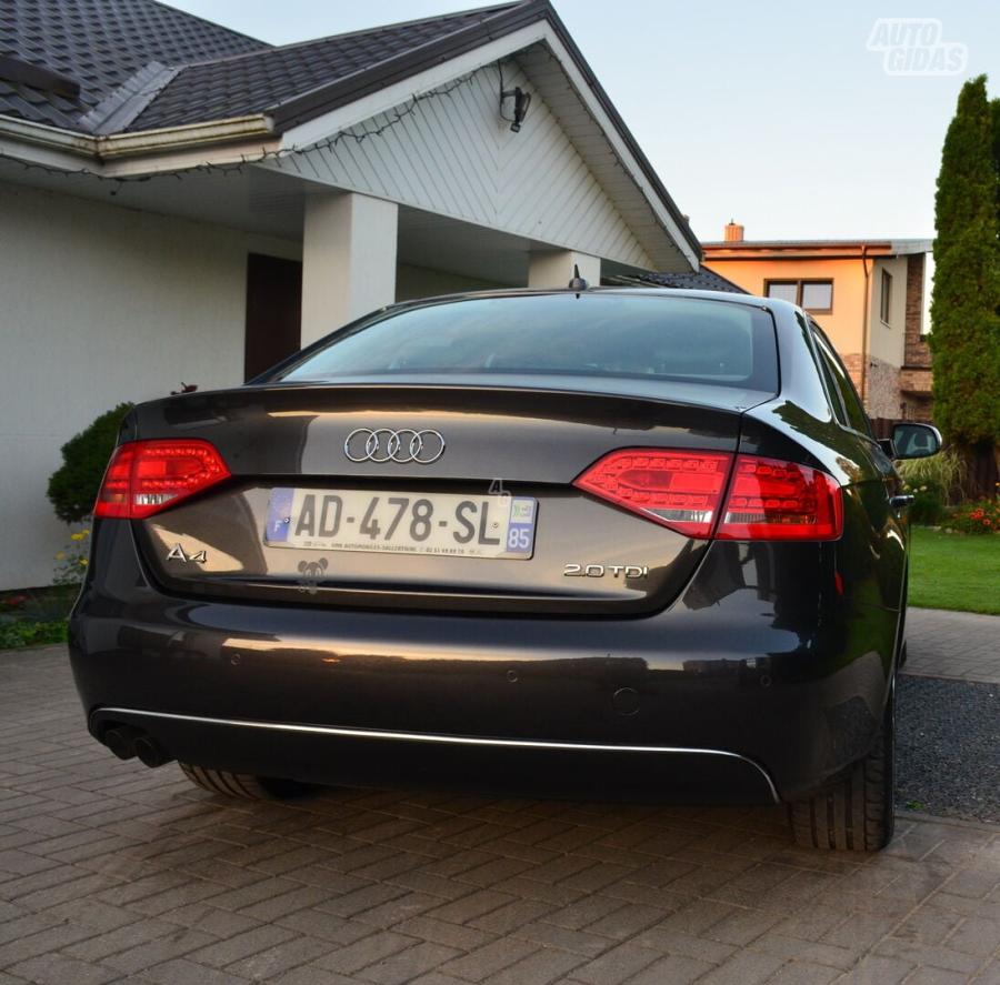 Audi A4 2009 in Kaunas, with an engine capacity of 2.00 L and mileage of 249 thousand km for 5950 €, photo 10 on AUTOMOTO.COM.LV