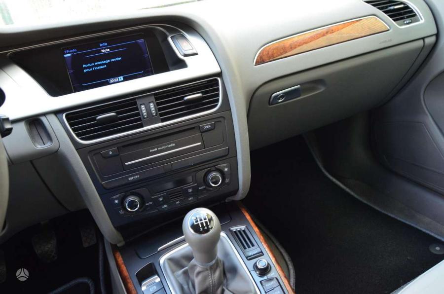 Audi A4 2009 Kauņa, ar dzinēja tilpumu 2.00 L un nobraukumu 249 tūkst. km par 5950 €, foto 5 vietnē AUTOMOTO.COM.LV