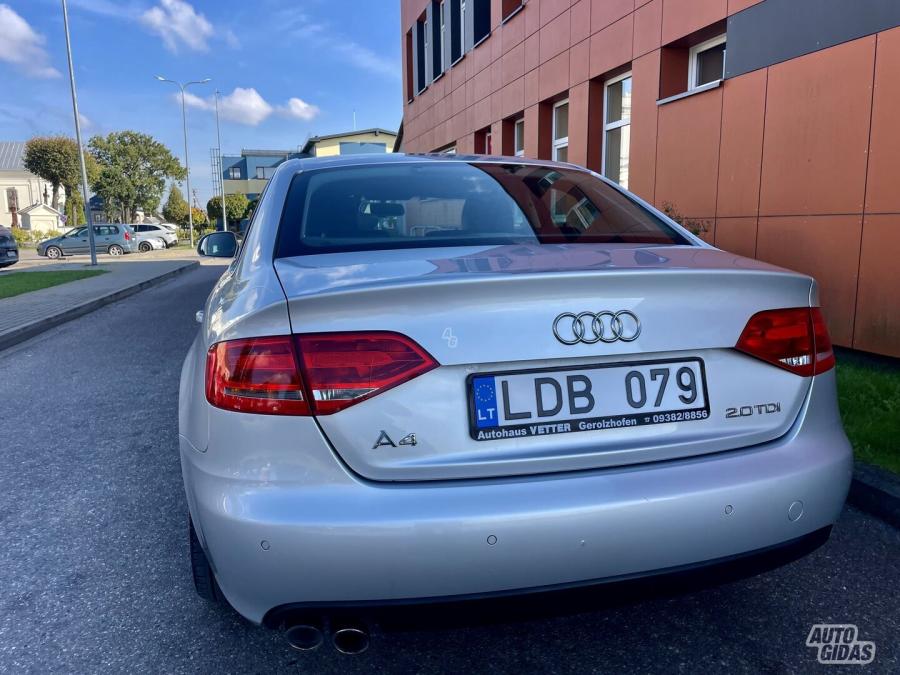 Audi A4 2009 Kauņa, ar dzinēja tilpumu 2.00 L un nobraukumu 260 tūkst. km par 4550 €, foto 25 vietnē AUTOMOTO.COM.LV