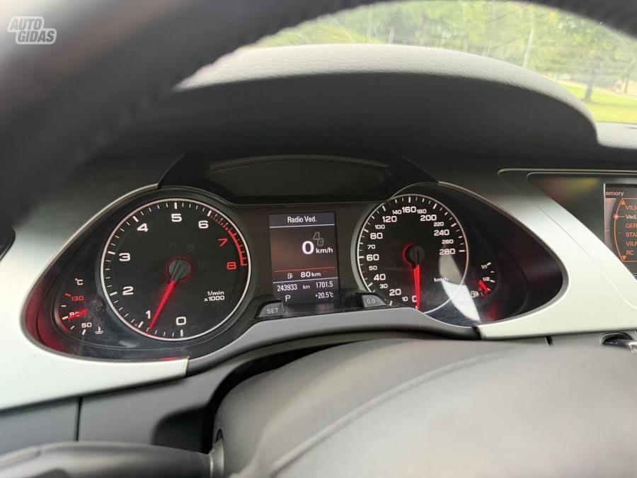 Audi A4 2010 Viļņa, ar dzinēja tilpumu 1.80 L un nobraukumu 244 tūkst. km par 6000 €, foto 13 vietnē AUTOMOTO.COM.LV