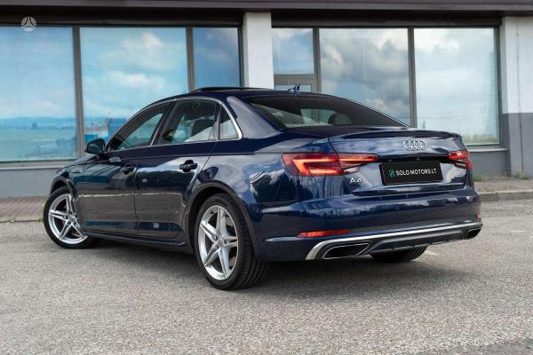 Audi A4 2019 in Vilnius, with an engine capacity of 1.98 L and mileage of 98 thousand km for 19500 €, photo 6 on AUTOMOTO.COM.LV
