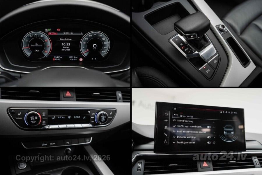 Audi A4 2024 in Tallinn, with an engine capacity of 2.00 L and mileage of 56 thousand km for 28900 €, photo 17 on AUTOMOTO.COM.LV