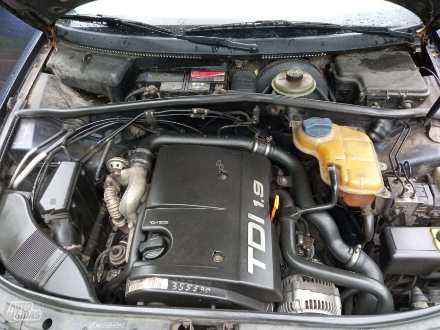 Audi A4 1997 Viļņa, ar dzinēja tilpumu 1.90 L un nobraukumu 307 tūkst. km par 1190 €, foto 21 vietnē AUTOMOTO.COM.LV