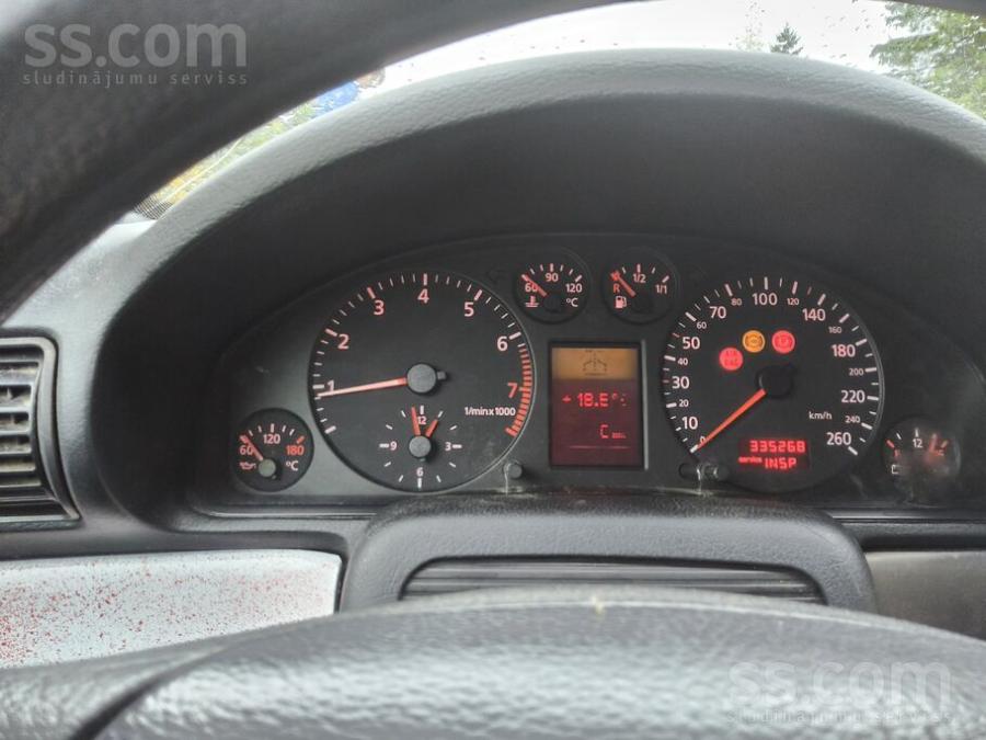 Audi A4 1997 Rēzekne, ar dzinēja tilpumu 1.80 L un nobraukumu 335 tūkst. km par 450 €, foto 7 vietnē AUTOMOTO.COM.LV