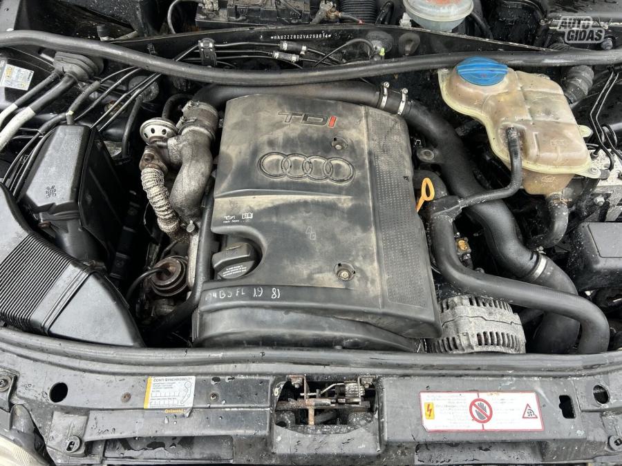 Audi A4 1997 in Vilkaviskis, with an engine capacity of 1.90 L and mileage of 353 thousand km for 950 €, photo 9 on AUTOMOTO.COM.LV