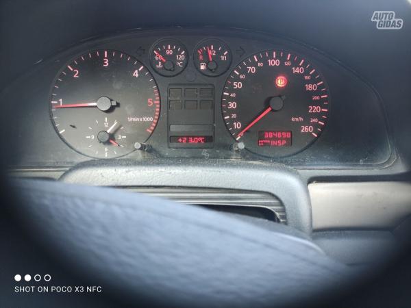Audi A4 1998 in Vilnius, with an engine capacity of 1.90 L and mileage of 385 thousand km for 1250 €, photo 7 on AUTOMOTO.COM.LV
