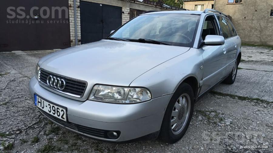 Audi A4 1999 Rīga, ar dzinēja tilpumu 1.90 L un nobraukumu 301 tūkst. km par 1300 €, foto 1 vietnē AUTOMOTO.COM.LV