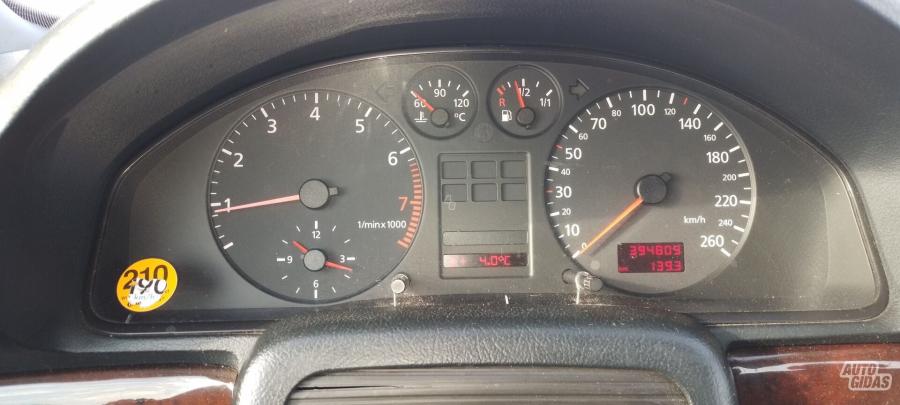 Audi A4 1999 Kazlų Rūda, ar dzinēja tilpumu 1.80 L un nobraukumu 398 tūkst. km par 600 €, foto 11 vietnē AUTOMOTO.COM.LV