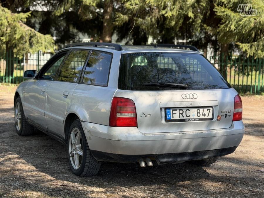 Audi A4 1999 in Utena, with an engine capacity of 1.90 L and mileage of 426 thousand km for 1250 €, photo 5 on AUTOMOTO.COM.LV