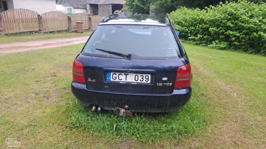 Audi A4 1999 in Vilnius, with an engine capacity of 1.90 L and mileage of 500 thousand km for 300 €, photo 6 on AUTOMOTO.COM.LV