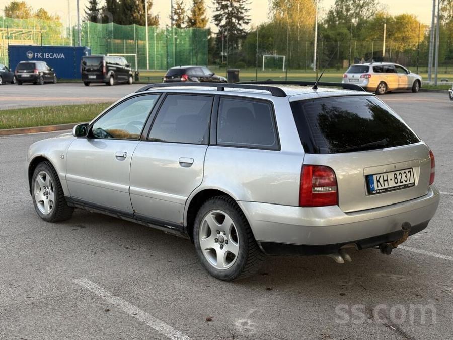 Audi A4 2000 in Bauska, with an engine capacity of 1.90 L and mileage of 338 thousand km for 1290 €, photo 8 on AUTOMOTO.COM.LV