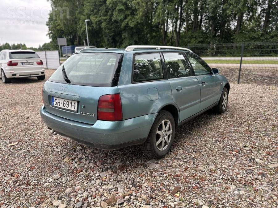 Audi A4 2000 in Cesis, with an engine capacity of 1.90 L and mileage of 0 thousand km for 1200 €, photo 4 on AUTOMOTO.COM.LV