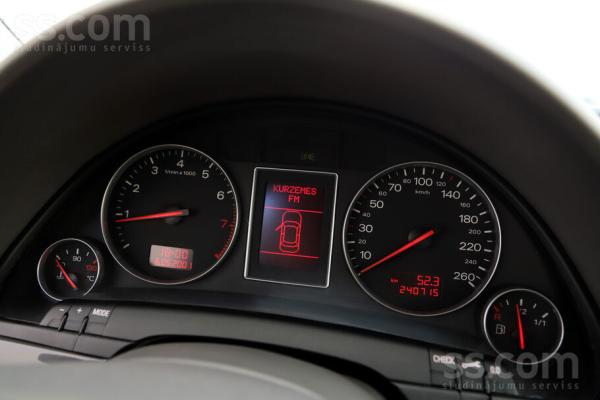 Audi A4 2002 in Tukums, with an engine capacity of 2.00 L and mileage of 241 thousand km for 1550 €, photo 10 on AUTOMOTO.COM.LV
