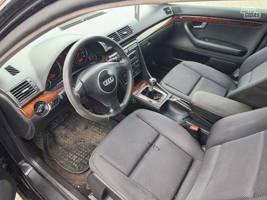 Audi A4 2002 in Marijampole, with an engine capacity of 1.90 L and mileage of 420 thousand km for 850 €, photo 13 on AUTOMOTO.COM.LV