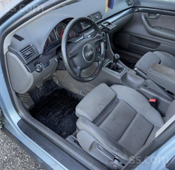 Audi A4 2002 in Cesis, with an engine capacity of 1.90 L and mileage of 491 thousand km for 1199 €, photo 10 on AUTOMOTO.COM.LV