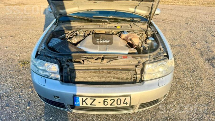 Audi A4 2002 Liepāja, ar dzinēja tilpumu 2.50 L un nobraukumu 412 tūkst. km par 1350 €, foto 10 vietnē AUTOMOTO.COM.LV