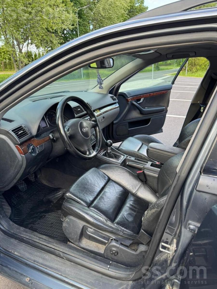 Audi A4 2002 in Valmiera, with an engine capacity of 2.50 L and mileage of 414 thousand km for 1250 €, photo 7 on AUTOMOTO.COM.LV