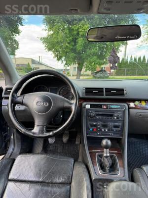 Audi A4 2002 in Valmiera, with an engine capacity of 2.50 L and mileage of 414 thousand km for 1250 €, photo 8 on AUTOMOTO.COM.LV