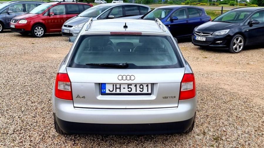 Audi A4 2002 Cēsis, ar dzinēja tilpumu 1.90 L un nobraukumu 424 tūkst. km par 1800 €, foto 8 vietnē AUTOMOTO.COM.LV