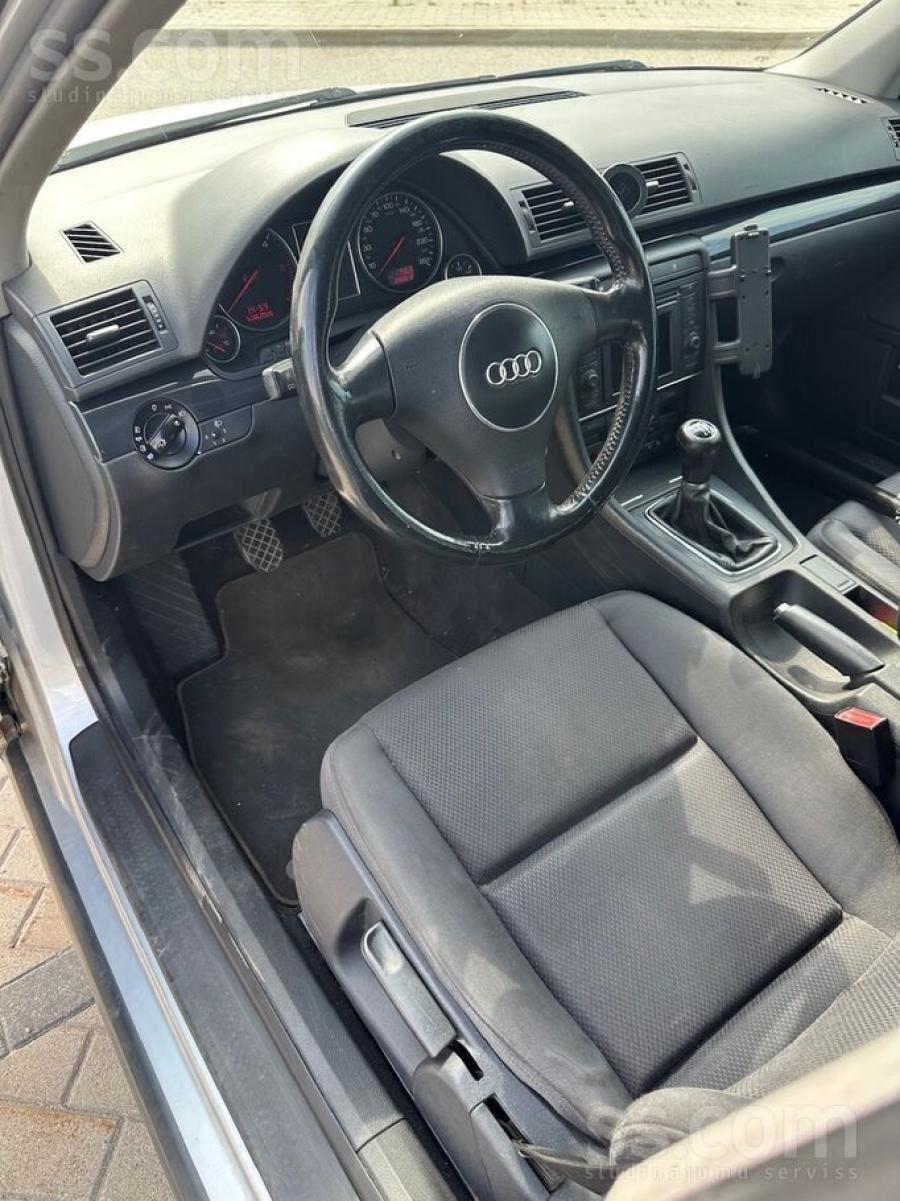 Audi A4 2002 in Riga, with an engine capacity of 1.90 L and mileage of 299 thousand km for 2800 €, photo 6 on AUTOMOTO.COM.LV