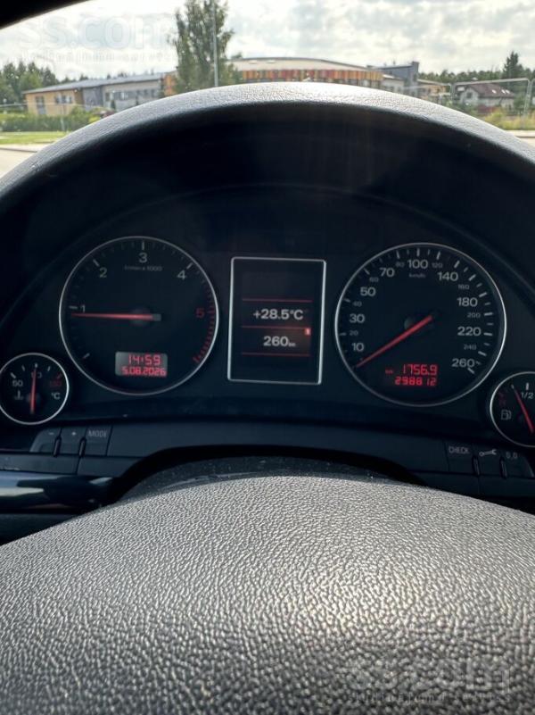 Audi A4 2002 in Riga, with an engine capacity of 1.90 L and mileage of 299 thousand km for 2800 €, photo 9 on AUTOMOTO.COM.LV