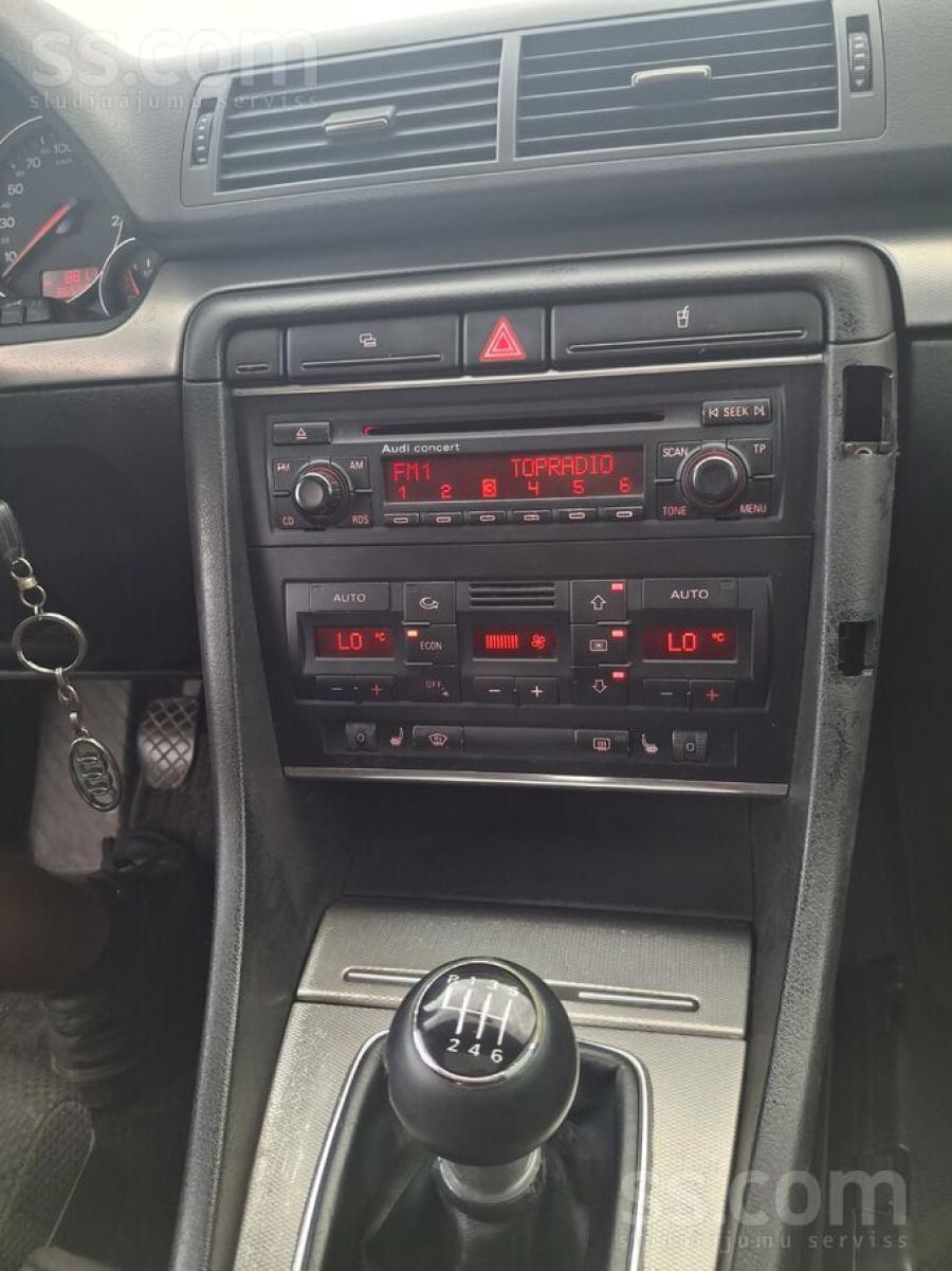 Audi A4 2002 in Bauska, with an engine capacity of 1.90 L and mileage of 366 thousand km for 2199 €, photo 18 on AUTOMOTO.COM.LV