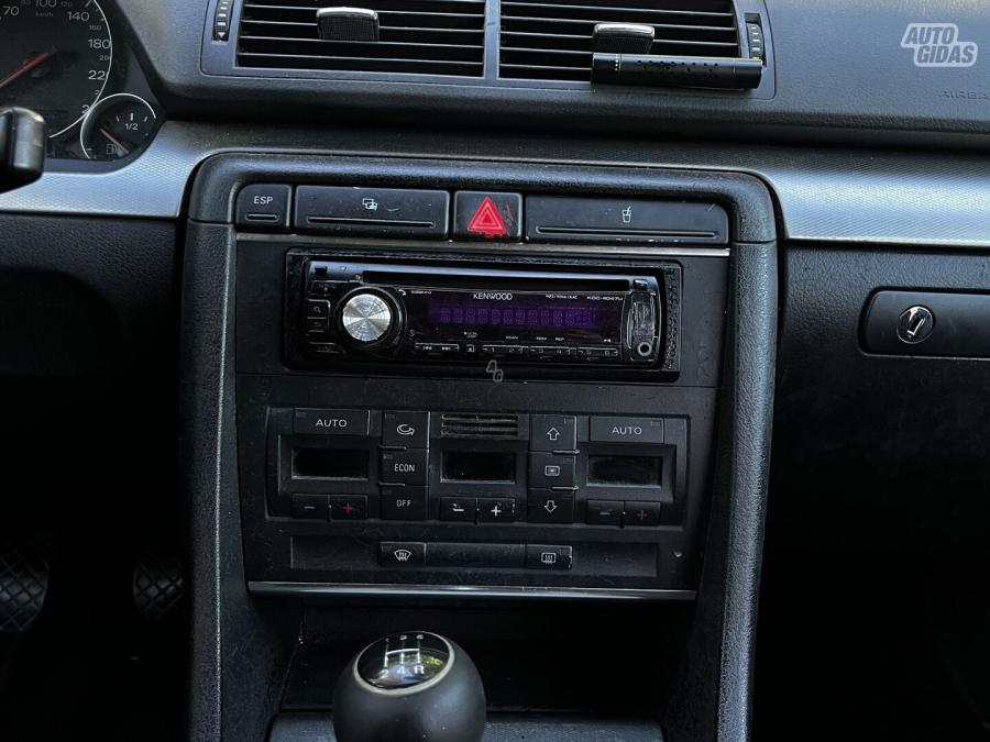 Audi A4 2003 in Alytus, with an engine capacity of 1.90 L and mileage of 354 thousand km for 1850 €, photo 17 on AUTOMOTO.COM.LV