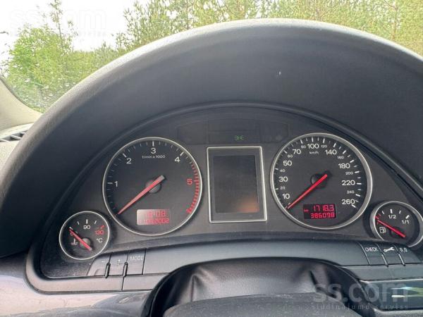 Audi A4 2003 in Daugavpils, with an engine capacity of 1.90 L and mileage of 380 thousand km for 1350 €, photo 8 on AUTOMOTO.COM.LV
