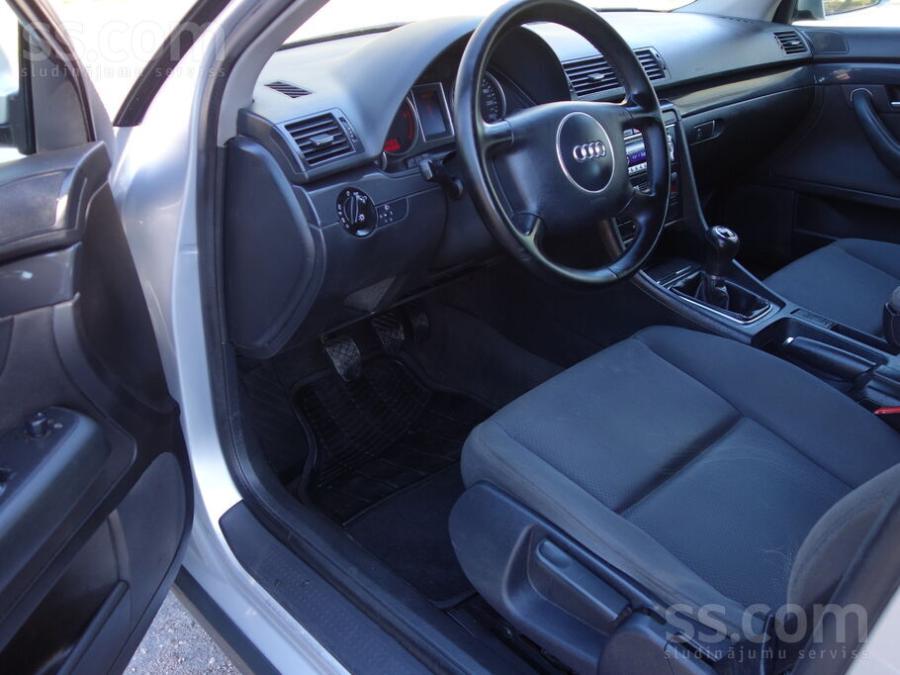 Audi A4 2003 Rīga, ar dzinēja tilpumu 1.90 L un nobraukumu 313 tūkst. km par 1990 €, foto 6 vietnē AUTOMOTO.COM.LV