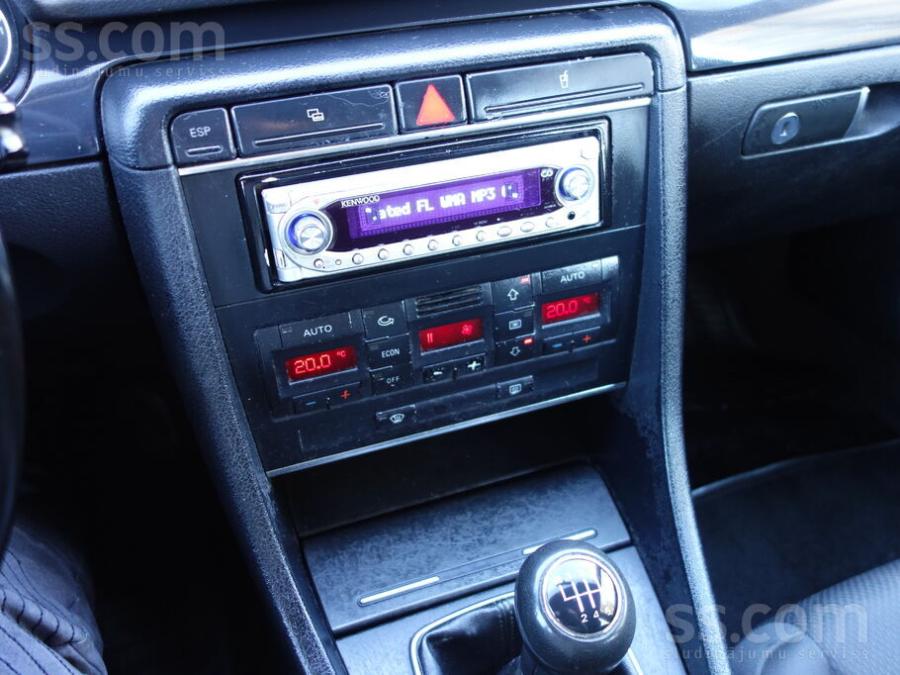 Audi A4 2003 Rīga, ar dzinēja tilpumu 1.90 L un nobraukumu 313 tūkst. km par 1990 €, foto 10 vietnē AUTOMOTO.COM.LV