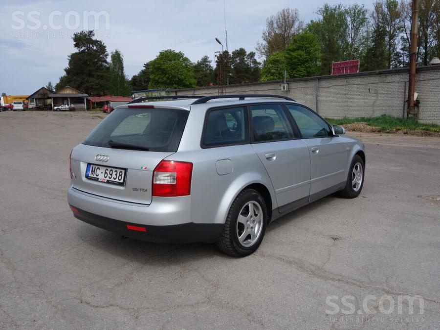 Audi A4 2003 Rīga, ar dzinēja tilpumu 1.90 L un nobraukumu 313 tūkst. km par 1990 €, foto 13 vietnē AUTOMOTO.COM.LV