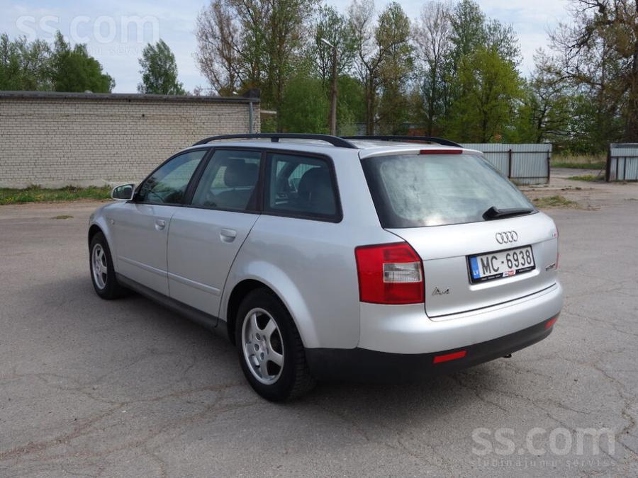 Audi A4 2003 Rīga, ar dzinēja tilpumu 1.90 L un nobraukumu 313 tūkst. km par 1990 €, foto 14 vietnē AUTOMOTO.COM.LV