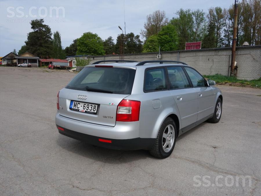Audi A4 2003 Rīga, ar dzinēja tilpumu 1.90 L un nobraukumu 313 tūkst. km par 1990 €, foto 29 vietnē AUTOMOTO.COM.LV