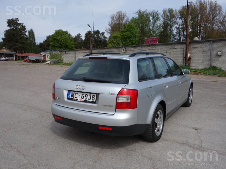 Audi A4 2003 Rīga, ar dzinēja tilpumu 1.90 L un nobraukumu 313 tūkst. km par 1990 €, foto 35 vietnē AUTOMOTO.COM.LV
