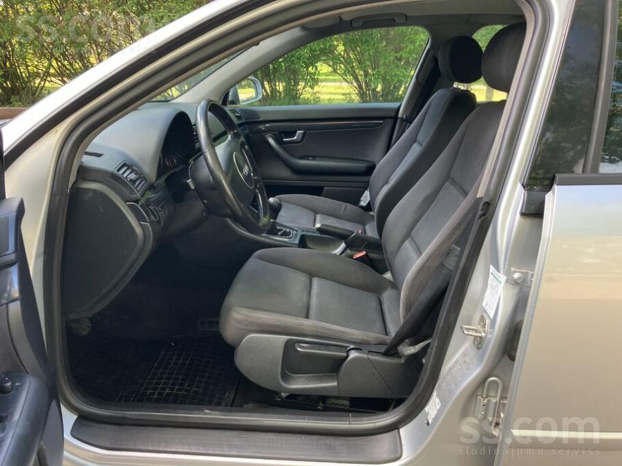 Audi A4 2003 in Jelgava, with an engine capacity of 1.90 L and mileage of 339 thousand km for 1490 €, photo 15 on AUTOMOTO.COM.LV