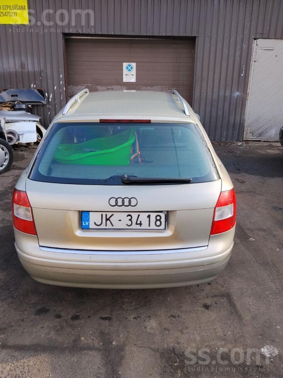 Audi A4 2003 in Riga, with an engine capacity of 1.90 L and mileage of 318 thousand km for 1400 €, photo 5 on AUTOMOTO.COM.LV