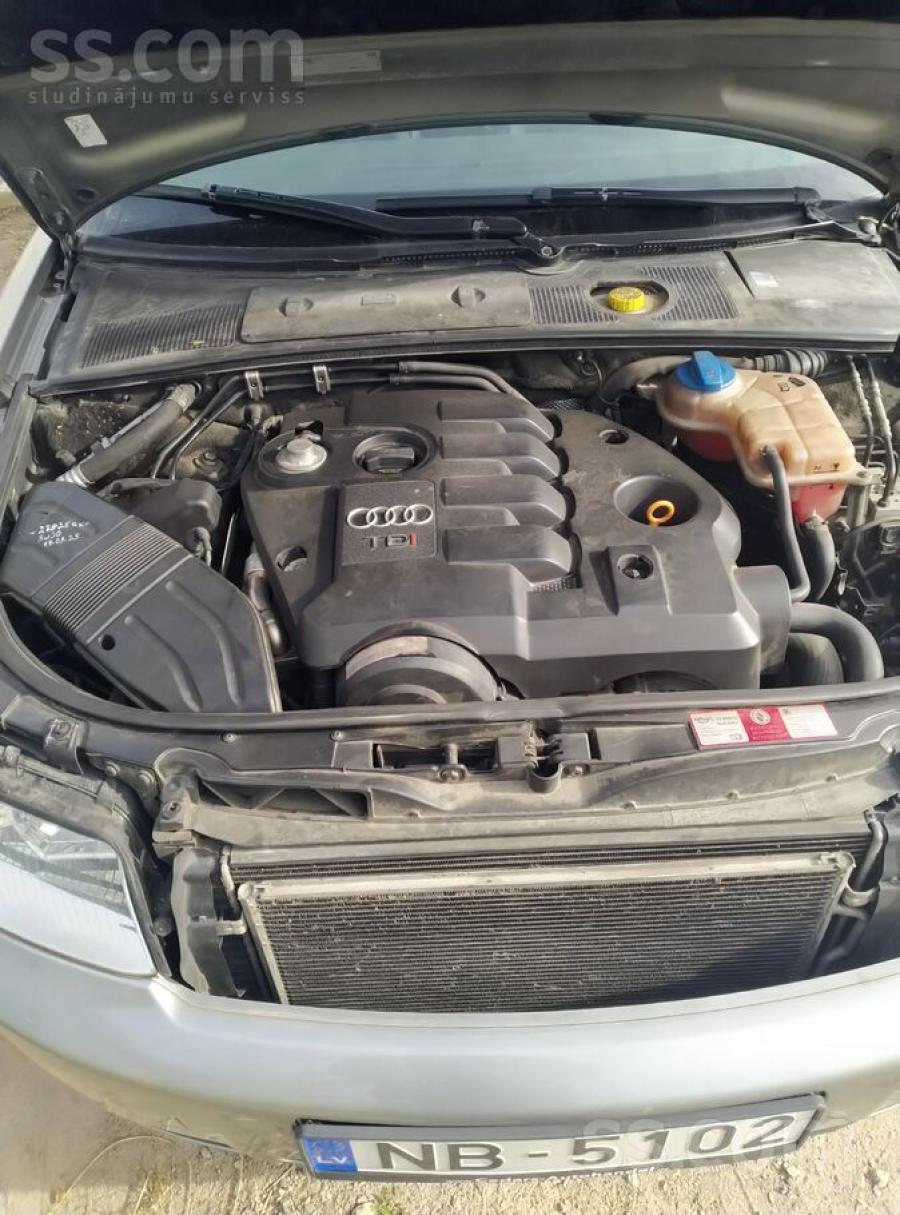 Audi A4 2003 in Rezekne, with an engine capacity of 1.90 L and mileage of 240 thousand km for 1850 €, photo 7 on AUTOMOTO.COM.LV